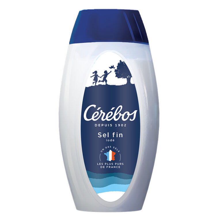 Sel Iodé & Minéral | Cérébos Sels Fins Iodés et Gros Sels Iodés